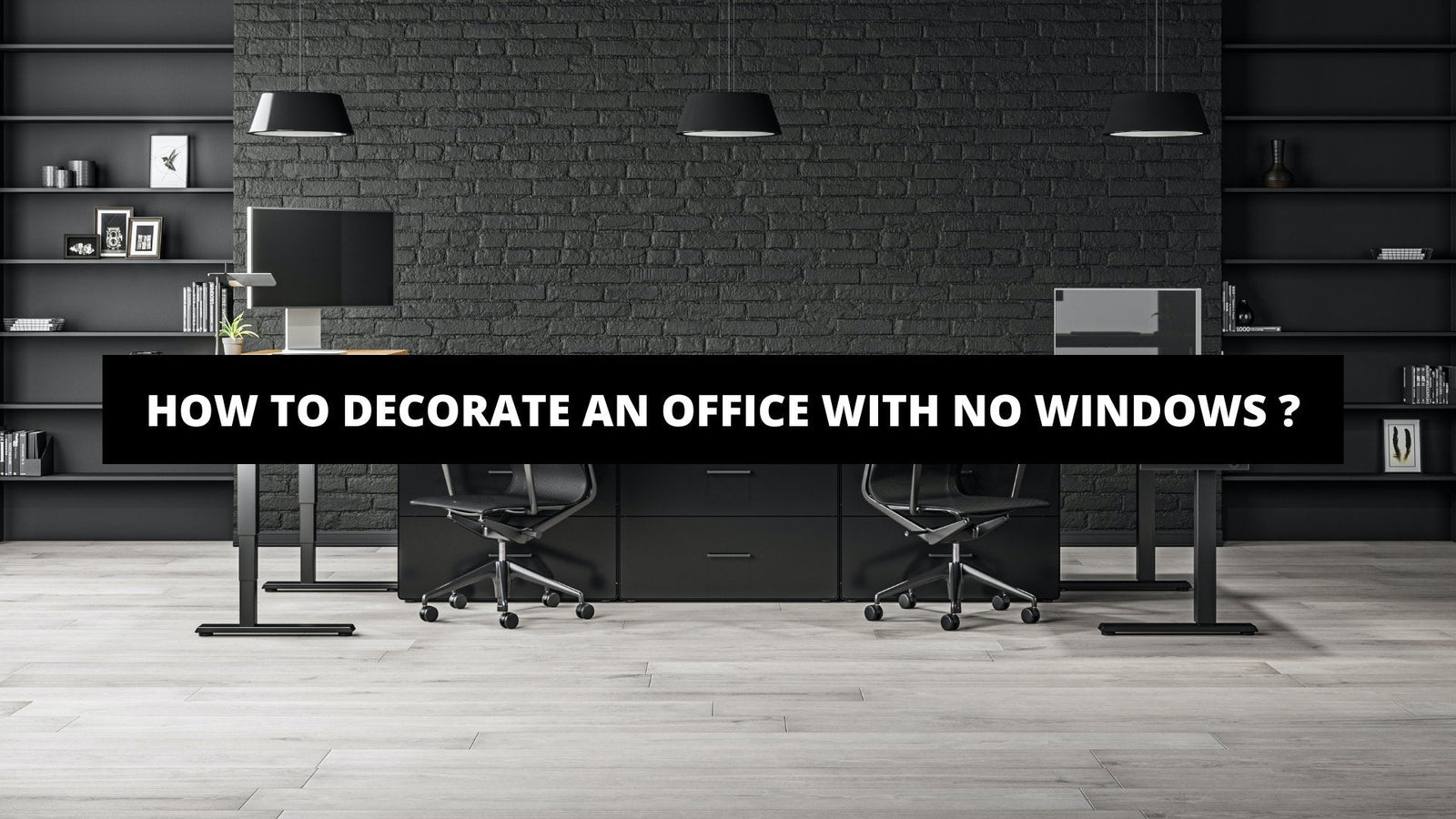 How To Decorate An Office With No Windows ? | Luxury Art Canvas
