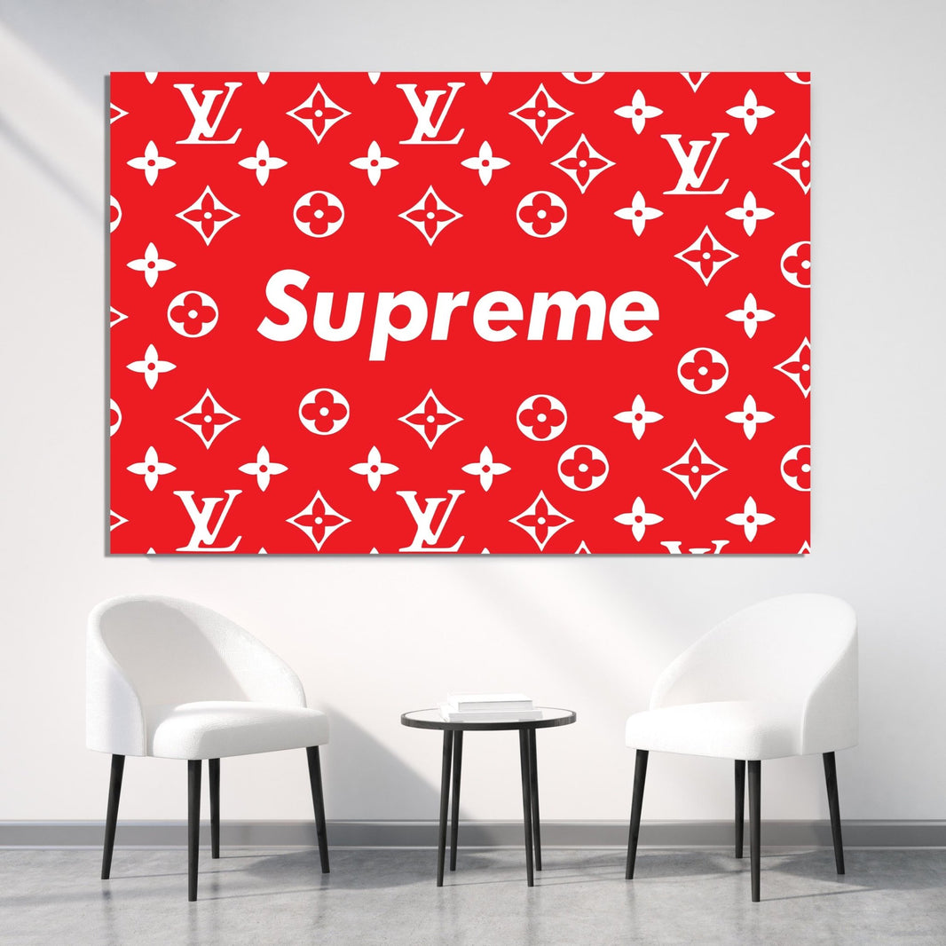 Supreme Wall Art | Luxury Art Canvas